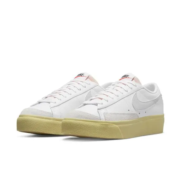 Nike Blazer Low Platform Sneakers - White/gray