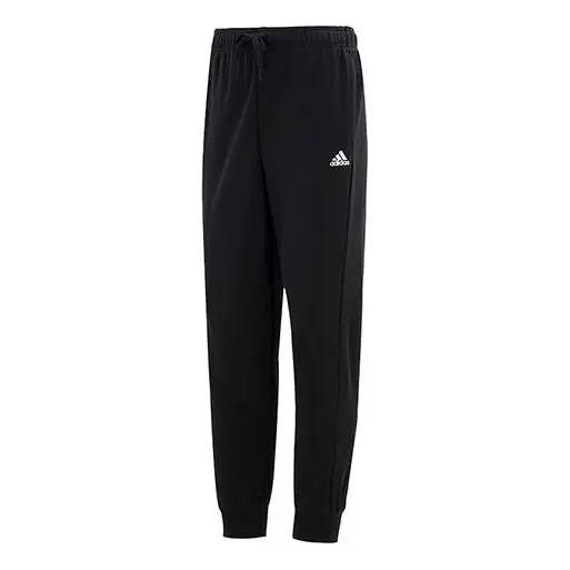 Adidas Sl Ft Tc Pt Logo Knit Sports Bundle Feet Long Pants/trousers - Black