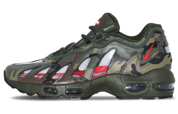 Nike Supreme X Max 96 "camo - Green/red/white