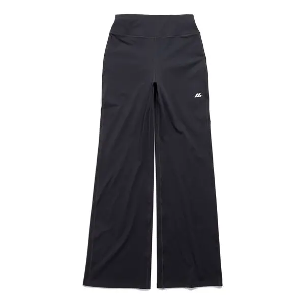 Balenciaga Activewear Flared Slim Pants - Black