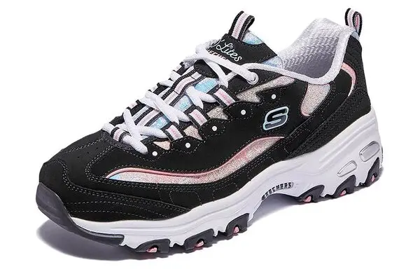 Sketchers D'lites Splendid Journey Sneakers - Black/multicolor