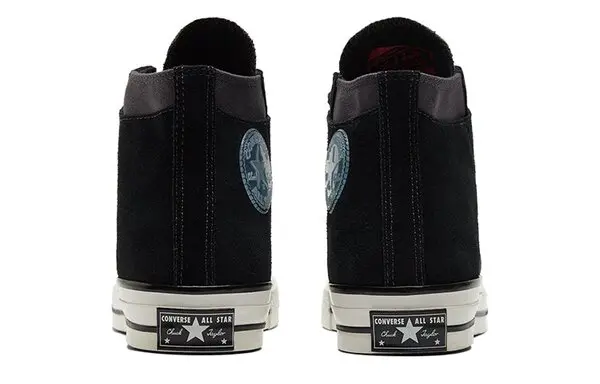 CONVERSE Chuck 70 Crafted Canvas High Top Sneakers - Grey/black