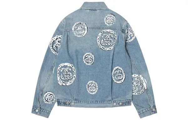 StÜssy X Denim Tears Type 2 Jacket - Light Blue