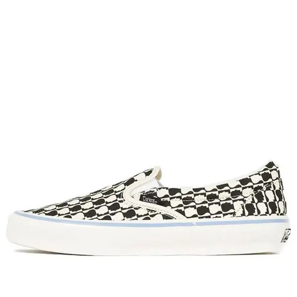 VANS Brain Dead X Og Classic Slip-on Lx Checkerboard - Black/white