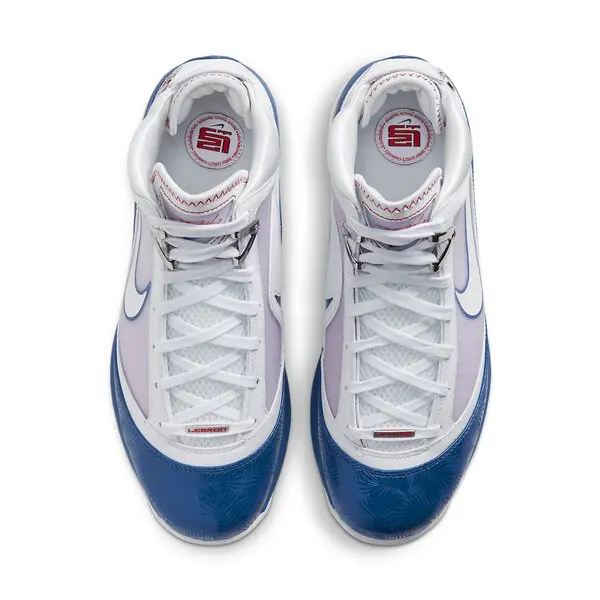 Nike Lebron "dodgers" Sneakers - White/blue/red