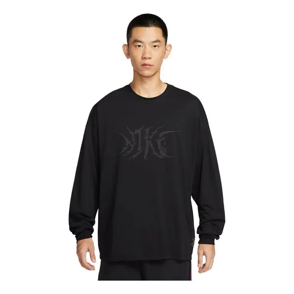 Nike Street Dri-fit Long-sleeve T-shirt - Black