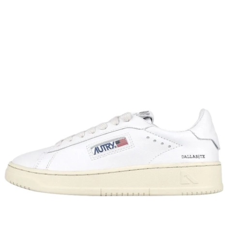 AUTRY Dallas Leather Low Top Sneakers - White