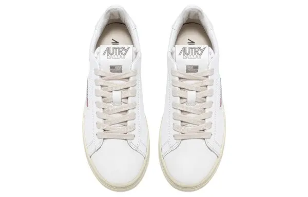 AUTRY Dallas Leather Low Top Sneakers - White