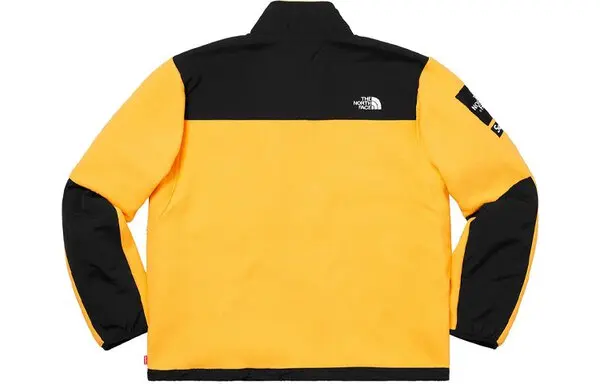 Supreme X The North Face Arc Logo Denali Fleece Jacket - Yellow