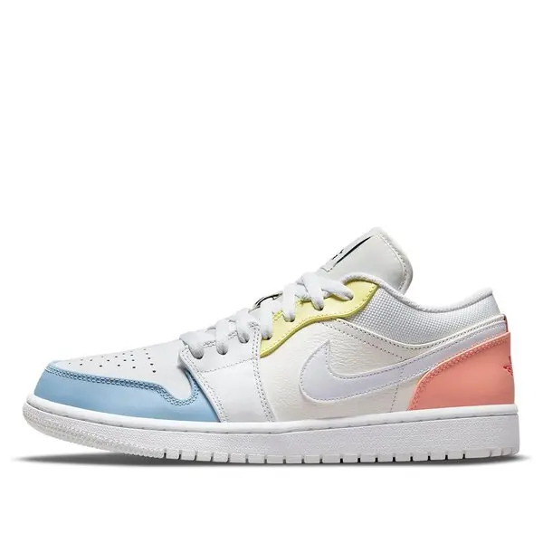 JORDAN 1 Low "to My First Coach" Sneakers - White/blue/pink