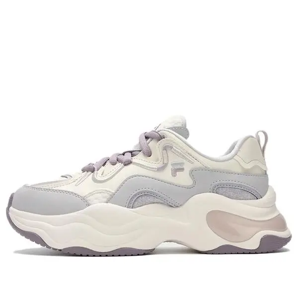FILA FUSION Bubble Platform Sneakers - White/grey/purple