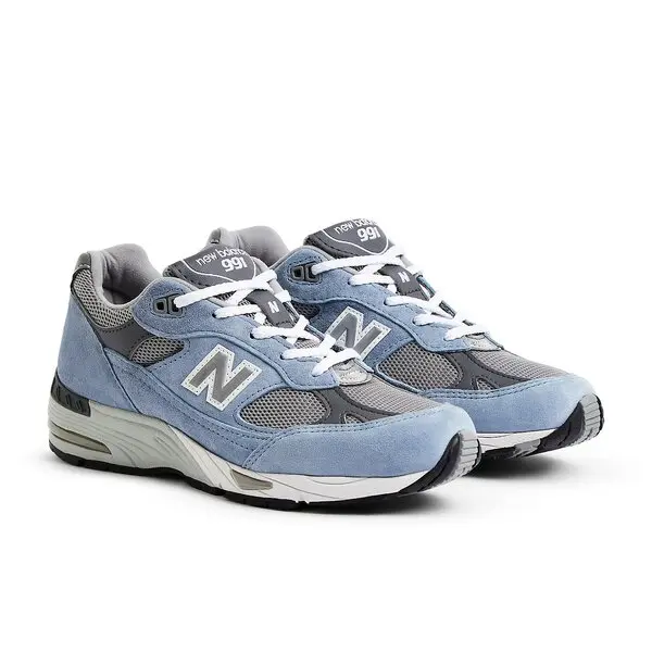 NEW BALANCE 991v1 Made In England Sneakers - Blue/grey