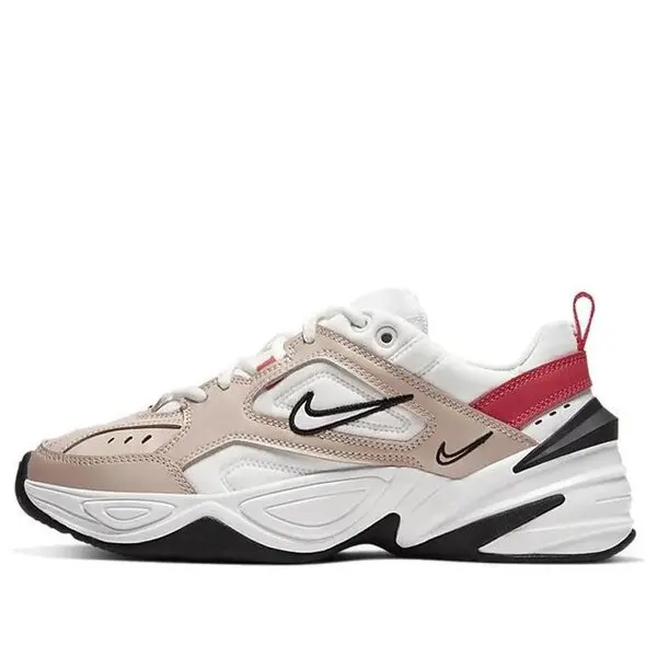 Nike M2k Tekno "fossil Stone" Sneakers - Gray/red/black