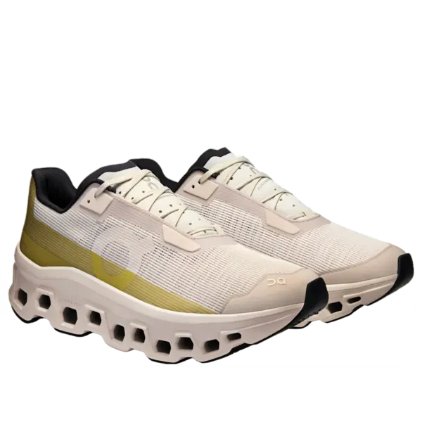 On Cloudmonster Void Sneakers - Grey/beige