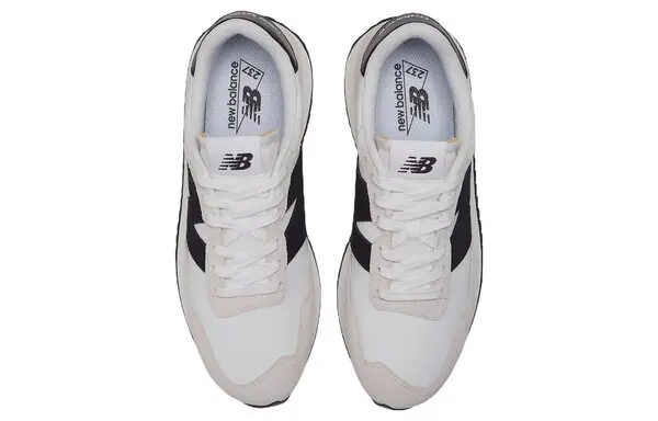NEW BALANCE 237 Lace-up Sneakers - Cream/white/black