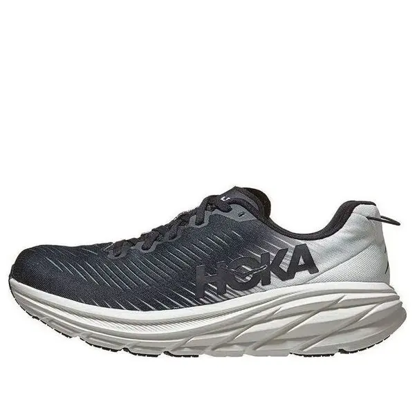 Hoka One One Rincon 3 Athletic Shoes - Black/white