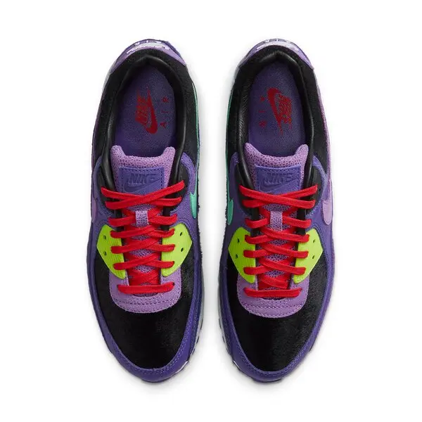 Nike Max 90 "violet Blendexotic Animal Pack - Black/purple/volt