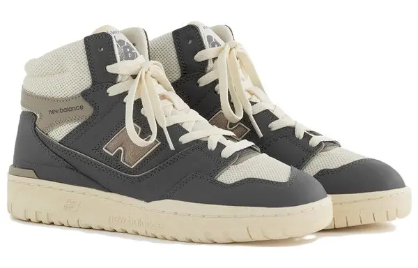 NEW BALANCE X Aime Leon Dore 650r High Top Sneakers - Grey/white