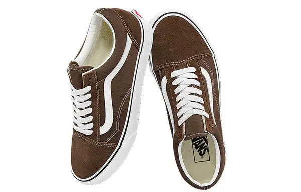 VANS Old Skool "rain Drum" Low Top Sneakers - Brown/white
