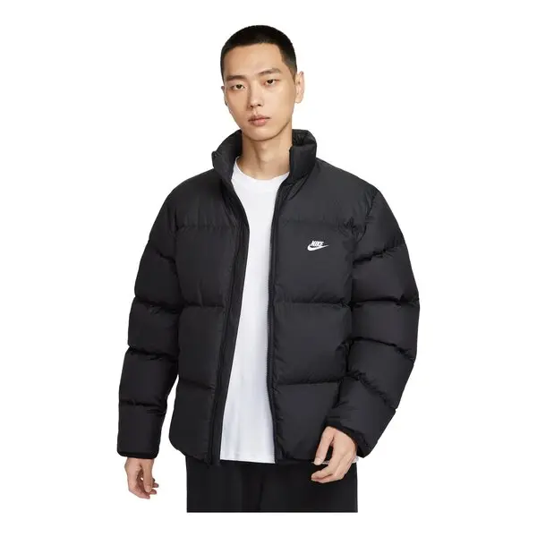 Nike Club Therma-fit Puffer Jacket - Black/white