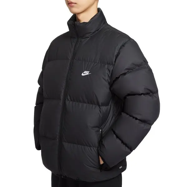 Nike Club Therma-fit Puffer Jacket - Black/white