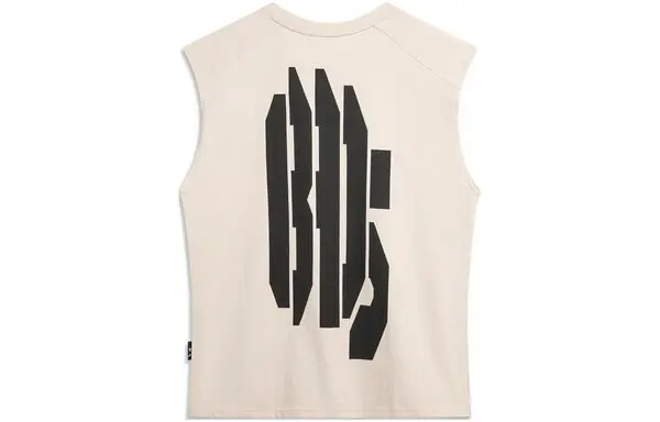 LI-NING Badfive Graphic Tank - Beige/black