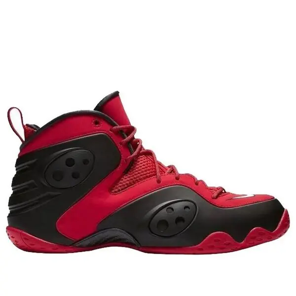 Nike Zoom Rookie "university Red" High-top Sneakers - Black/red