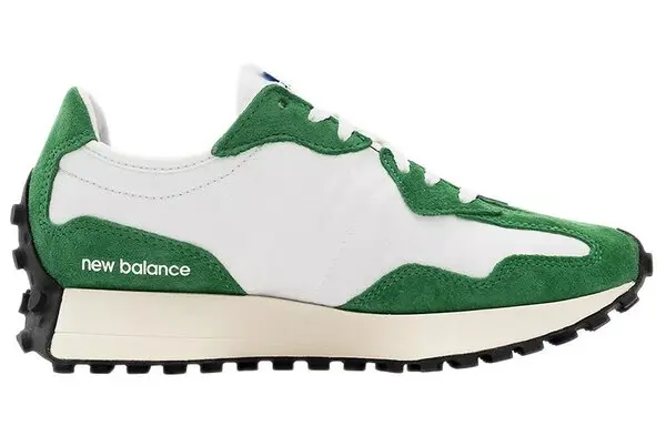 NEW BALANCE 327 Athletic Sneakers - White/green