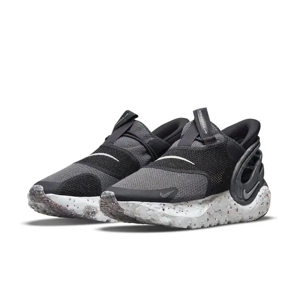 Nike Glide Flyease Low Top Sneakers - Mercury Grey/black/grey Fog