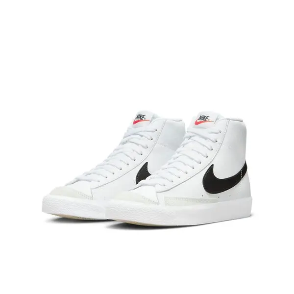 Nike Blazer Mid '77 High Top Sneakers - White/black