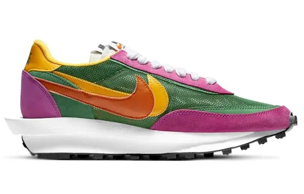 Nike X Sacai Ld Waffle "pine Green - Red/green