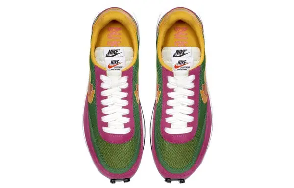 Nike X Sacai Ld Waffle "pine Green - Red/green