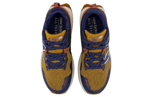 NEW BALANCE Fresh Foam X Hierro V7 "golden Hour" Trail Running Shoes - Blue/brown/black