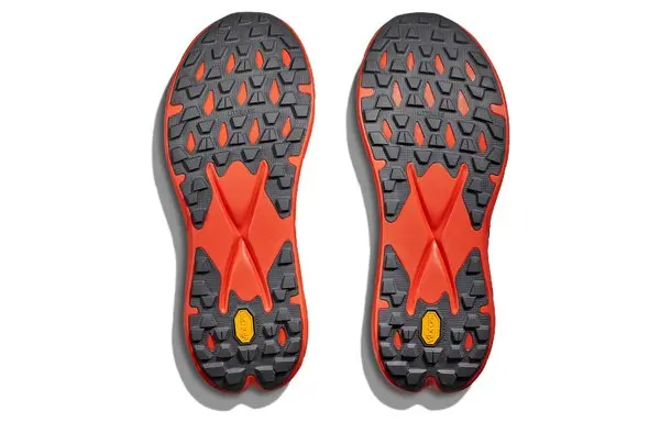 Hoka One One Tecton X 2 Athletic Sneakers - Black/flame