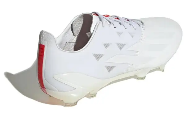 Adidas X Prada X Crazyfast Luxury.1 Fg Cleats - Silver Metallic/clear Grey/red