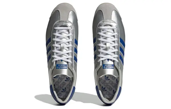 Adidas Country Og Sneakers - Matte Silver Bright Blue
