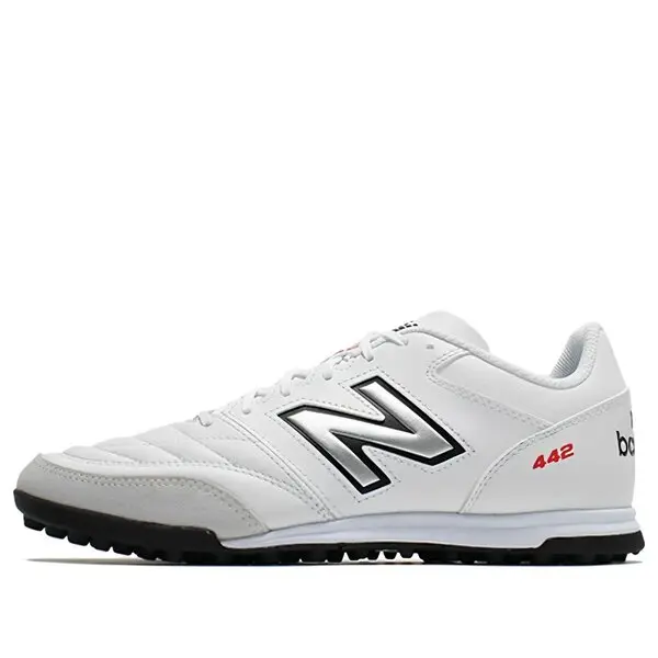 NEW BALANCE 442 Team Tf Shoes - White/silver/black