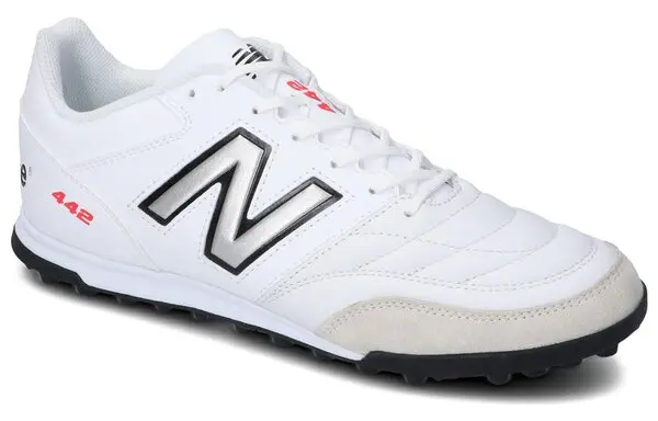 NEW BALANCE 442 Team Tf Shoes - White/silver/black
