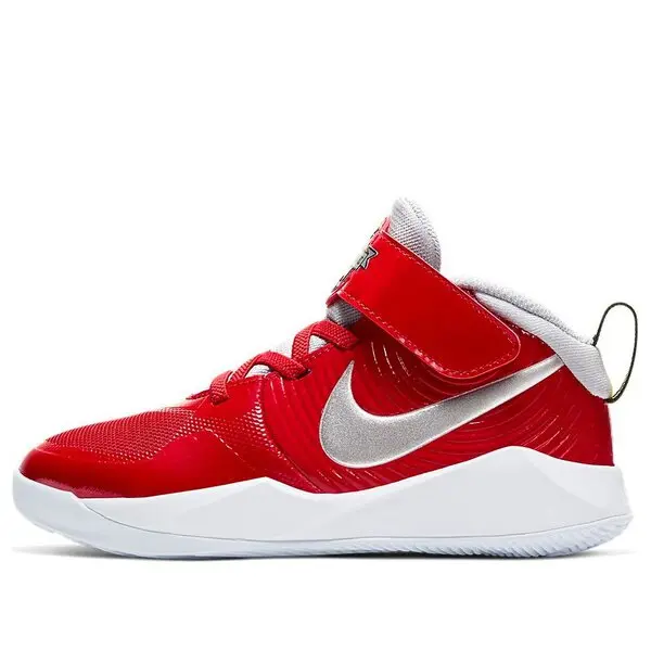 Nike Team Hustle D 9 Auto Basketball Sneakers - Red