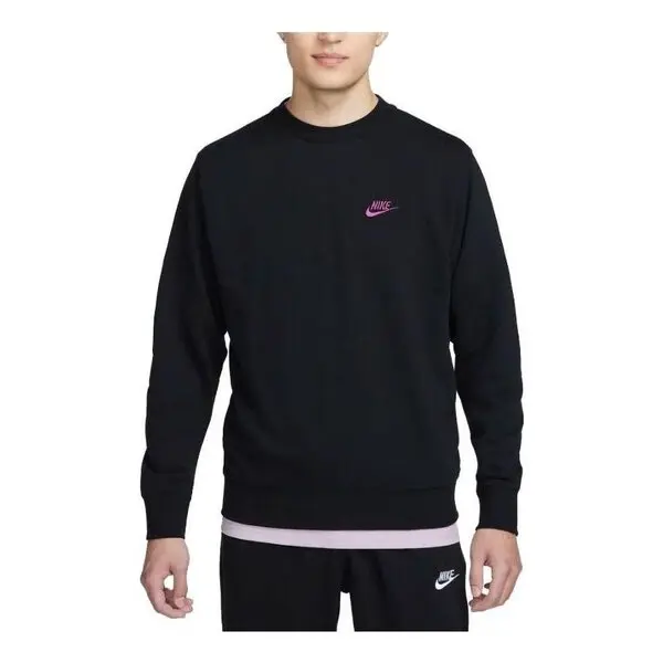 Nike Nsw French Terry Crewneck Sweatshirt - Black