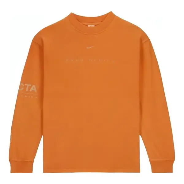 Nike X Nocta Drake 8k Peaks Long-sleeve Mock Neck - Orange