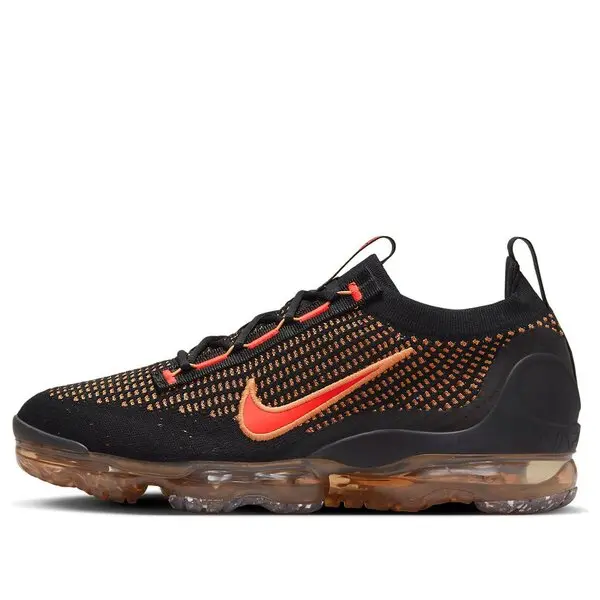 Nike Vapormax 2021 Flyknit "magma - Black/orange Trance/anthracite