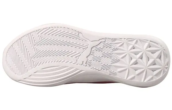 PUMA Clyde Hardwood Team Low Top Sneakers - Whitered
