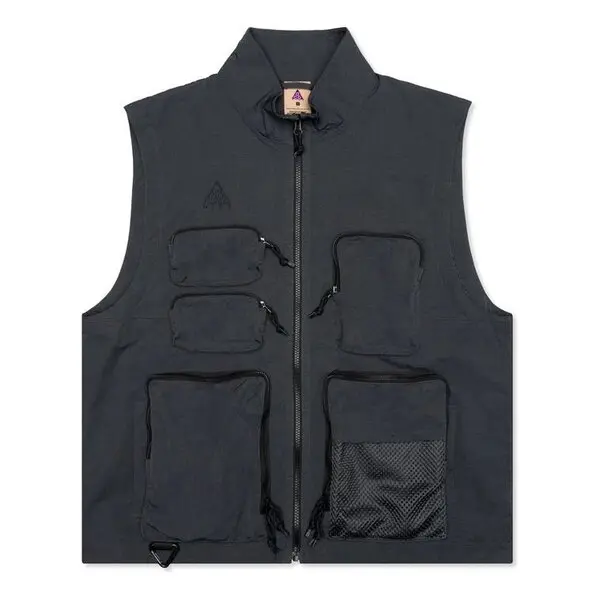 Nike Multiple Pockets Sports Functional Logo Vest - Gray