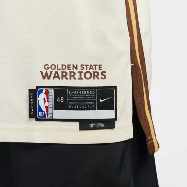 Nike Nba Stephen Curry Golden State Warriors City Edition Swingman Jersey