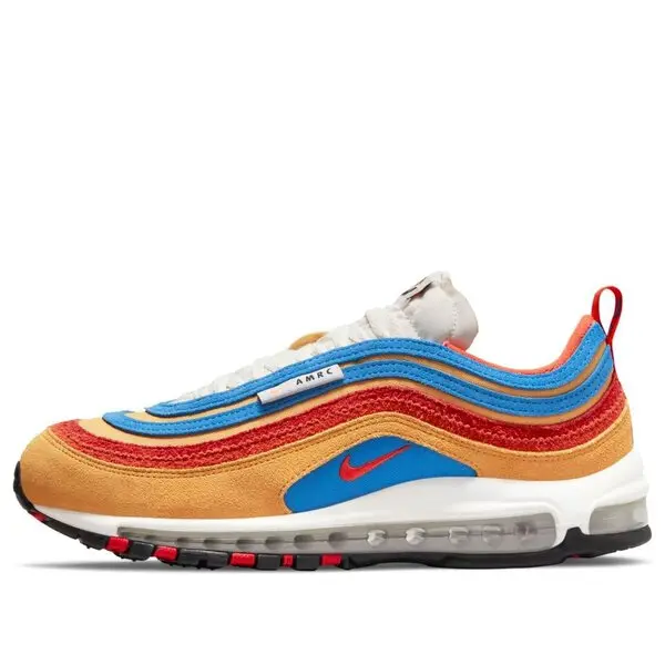 Nike Max 97 Se 'running Club' Sneakers - Yellow/blue/white