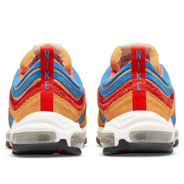 Nike Max 97 Se 'running Club' Sneakers - Yellow/blue/white