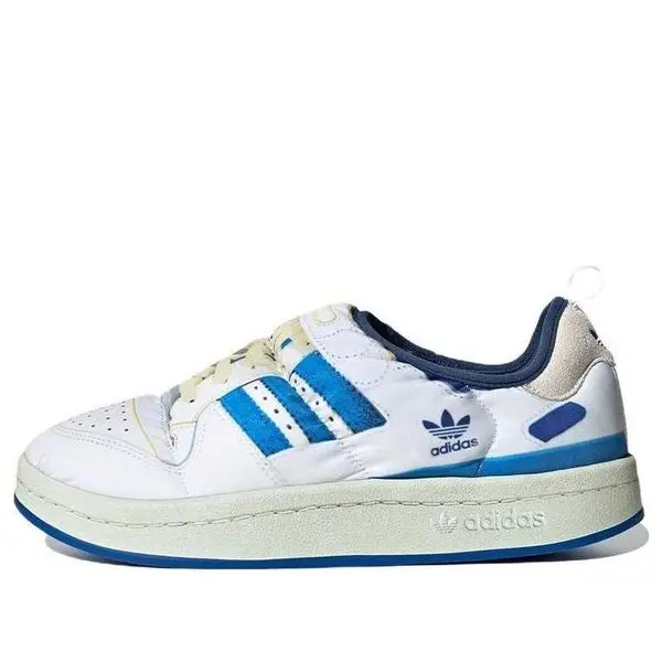 Adidas Puffylette Forum Low Top Sneakers - White/blue