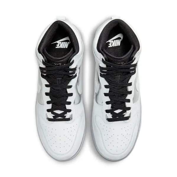Nike Dunk High 'chrome - White/white/metallic Silver