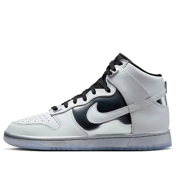 Nike Dunk High 'chrome - White/white/metallic Silver
